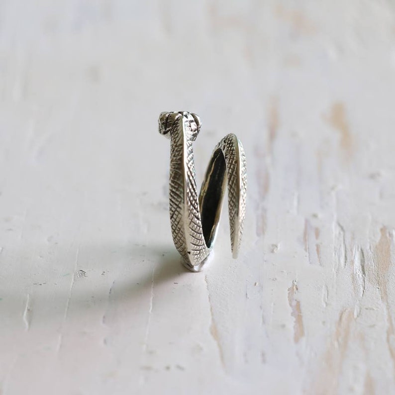 Snake Ring for Woman Made of Sterling Silver 925 Celtic Style - Etsy