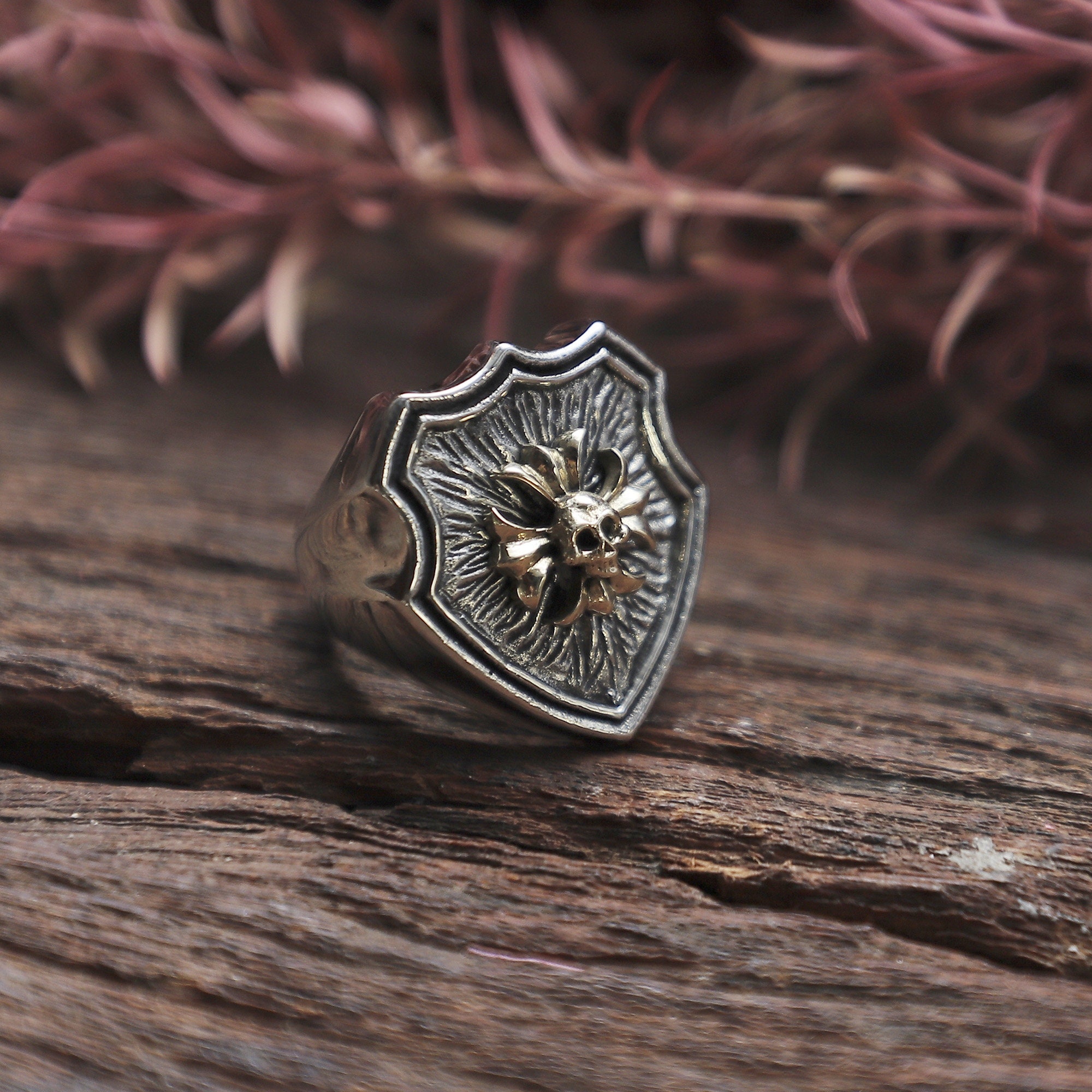 Gothic Cross Ring for Unisex Made of Sterling Silver 925 Biker | Etsy