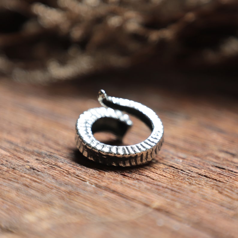 Horned Goat Ring for Men Made of Sterling Silver 925 Satanism - Etsy