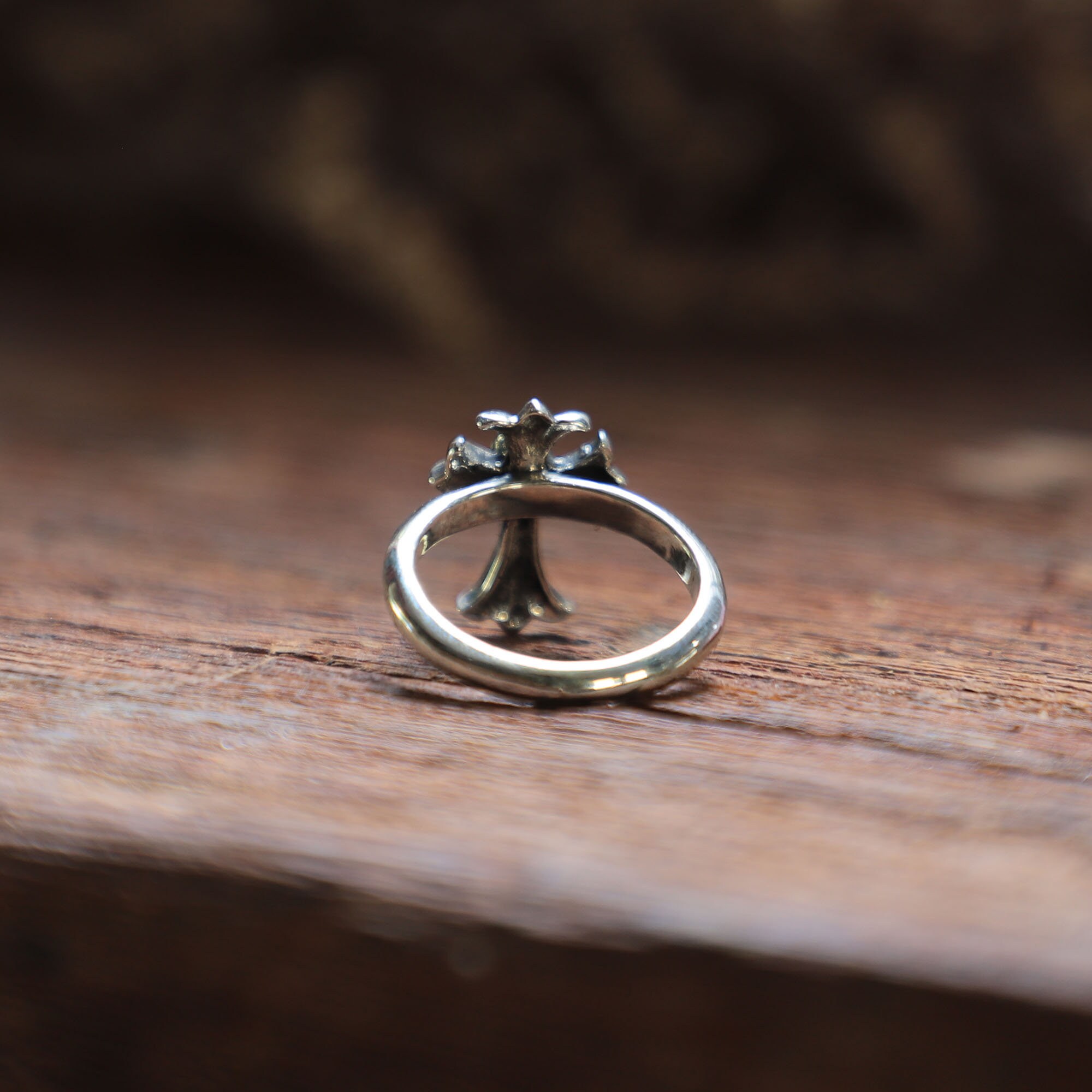 Gothic Cross Skull Ring for Men Made of Sterling Silver 925 | Etsy