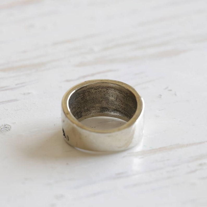 World Map Ring for Unisex Made of Sterling Silver 925 Minimal - Etsy