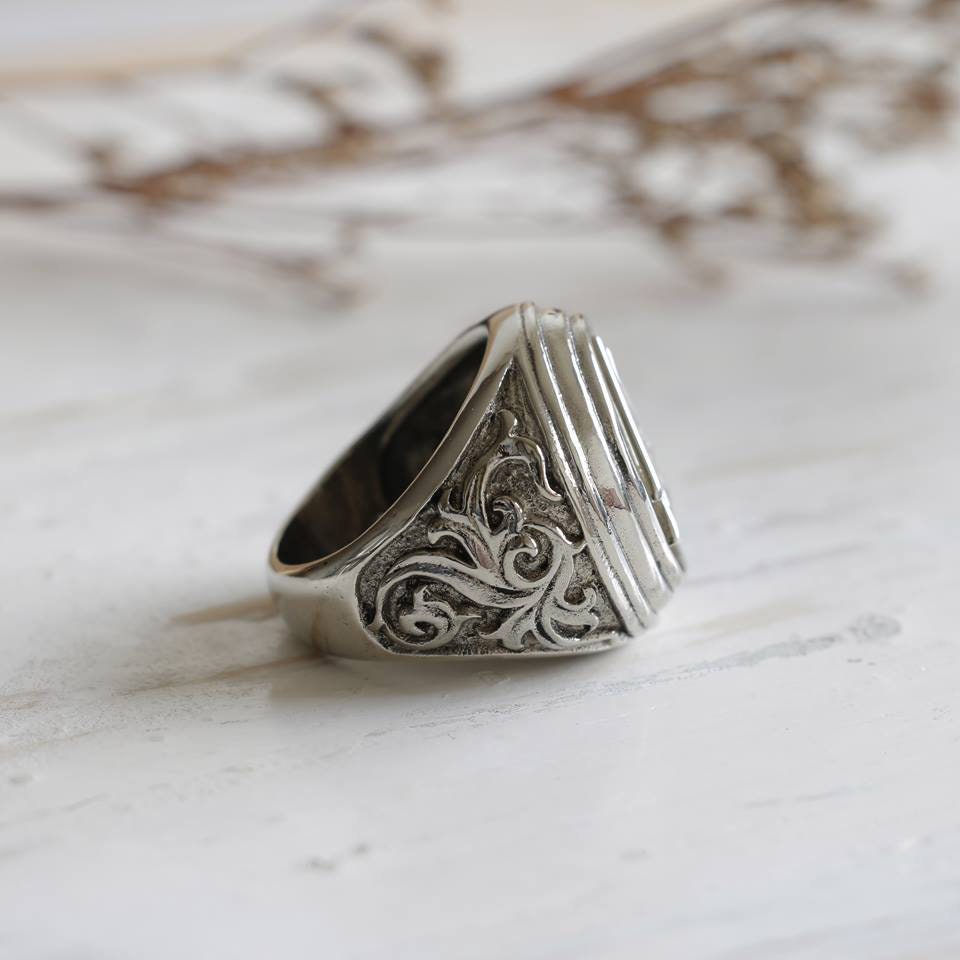 Valknut Viking Ring for men made of sterling silver 925 style | Etsy