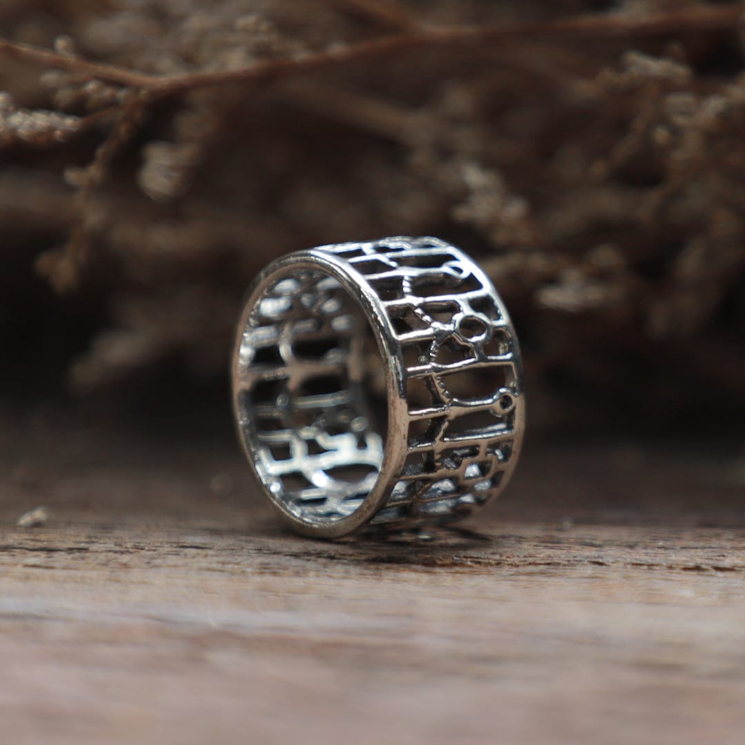 Victorian Bird Cage Ring for Women Made of Sterling Silver 925 Gothic ...