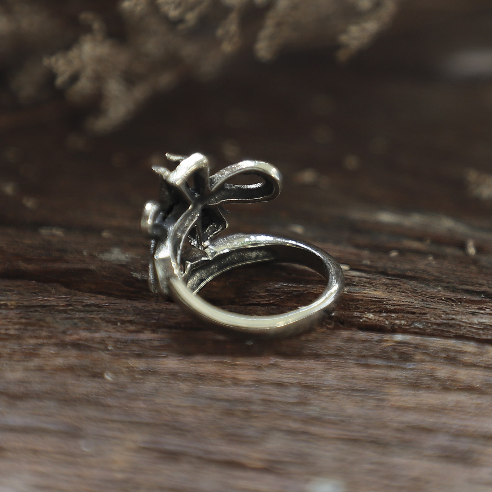 Egyptian Ankh Ring for Men Made of Sterling Silver 925 Biker | Etsy