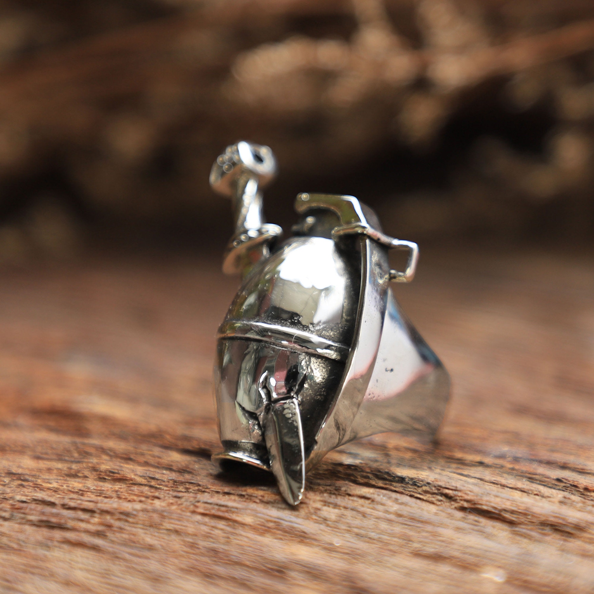 Hand Grenade Sword Ring for Men Made of Sterling Silver 925 | Etsy