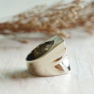 7 Number Seven Ring for Men Made of Sterling Silver 925 Western Style ...