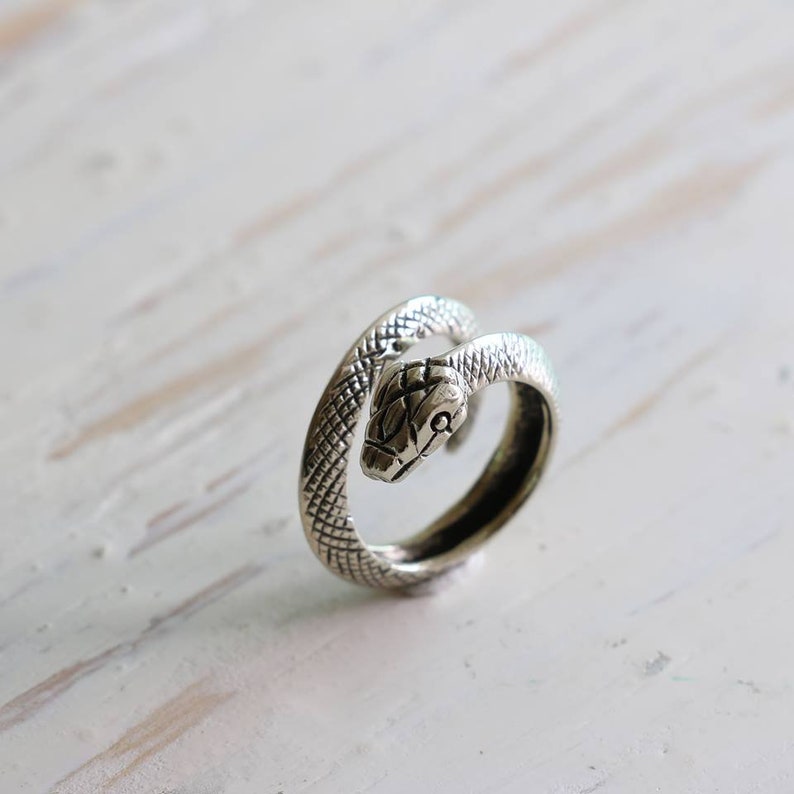 Snake Ring for Woman Made of Sterling Silver 925 Celtic Style - Etsy