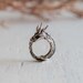 River Dragon Japanese Ring for Unisex Made of Sterling Silver 925 ...