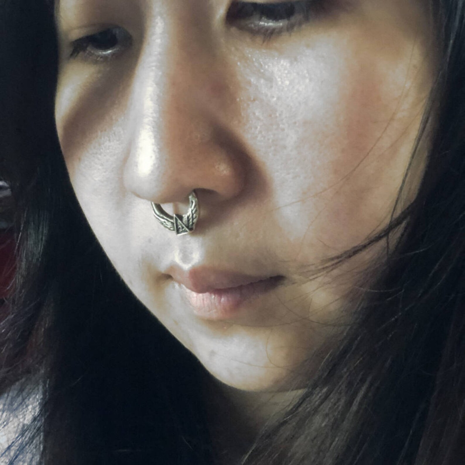Illuminati Septum Ring for Unisex Made of Sterling Silver 925 - Etsy