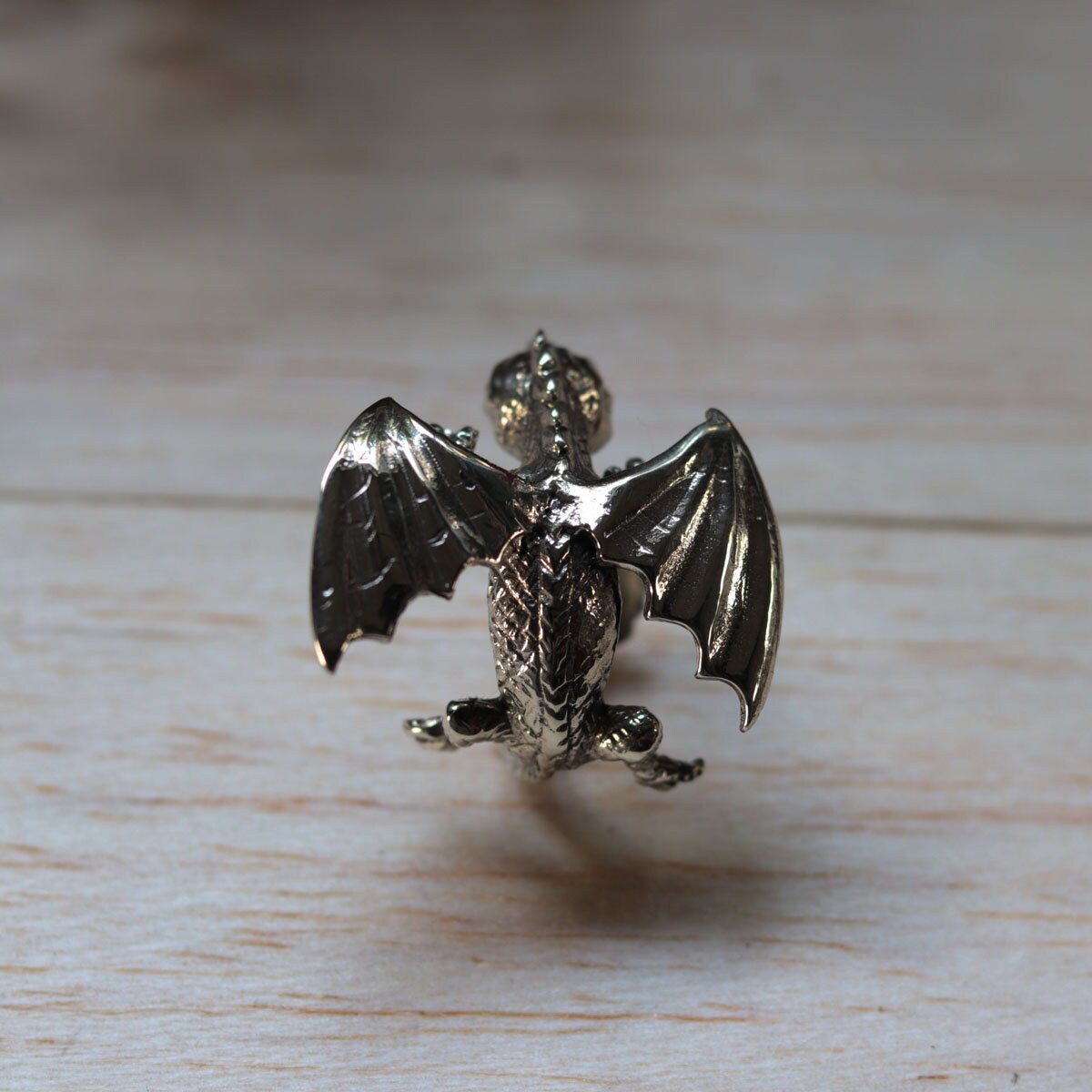 Flying Dragon Ring for unisex made of sterling silver 925 | Etsy