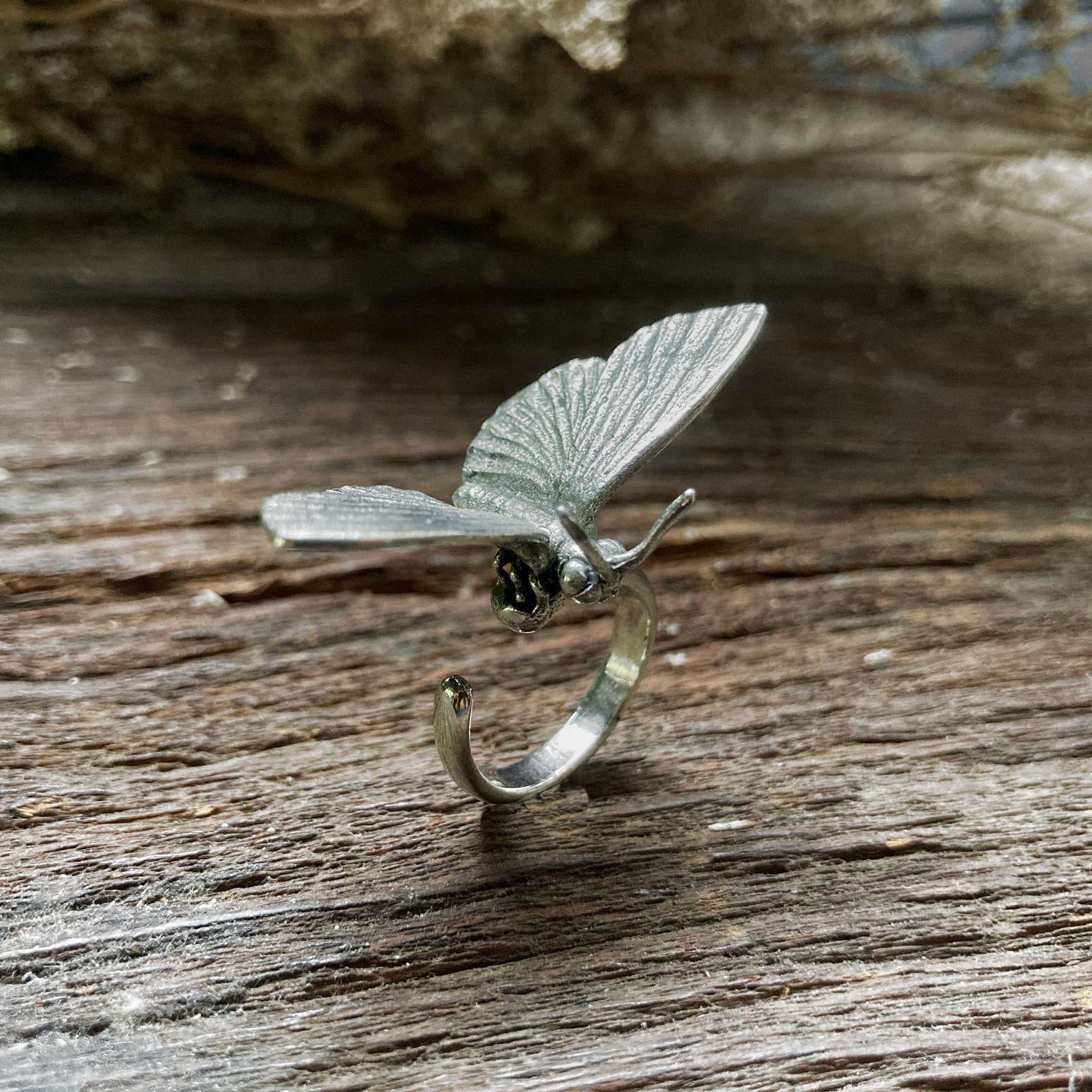 Butterfly Ring for Unisex Made of Sterling Silver 925 Boho | Etsy