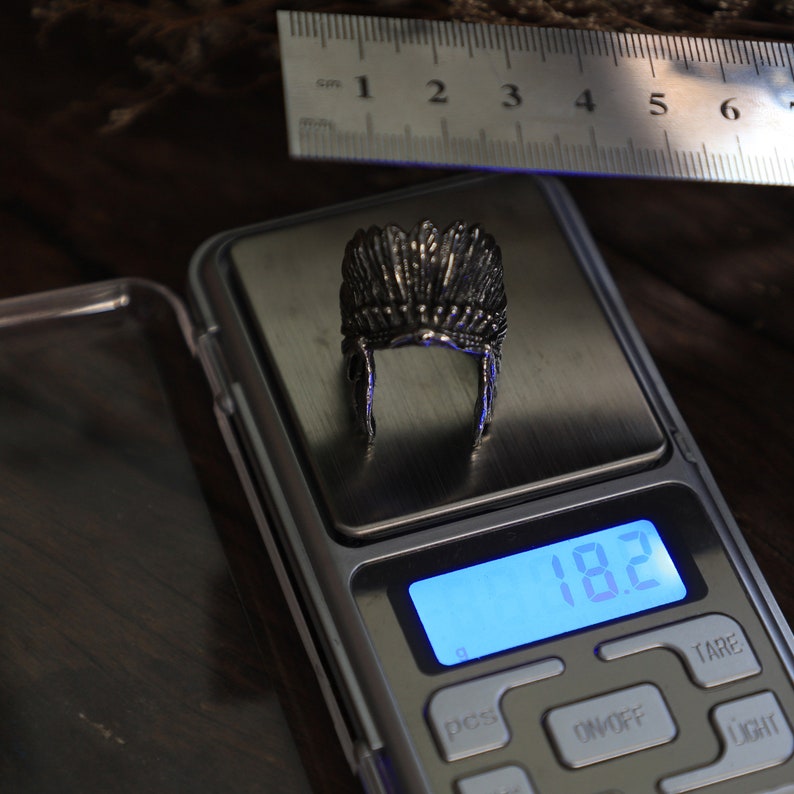 Indian Feather Headdress Ring for Women Made of Sterling - Etsy