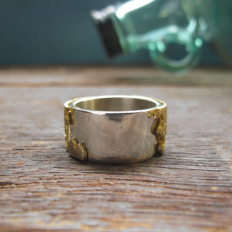 Travel Map Ring for Unisex Made of Sterling Silver 925 Minimal - Etsy