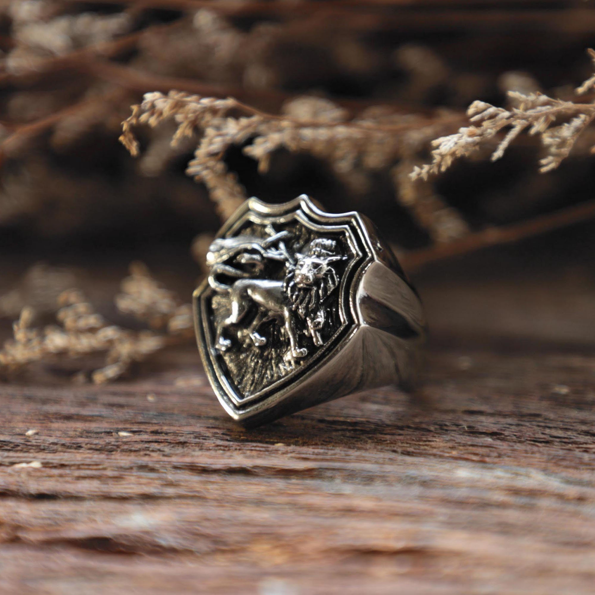 Rasta Lion of Judah Ring for Unisex Made of Sterling Silver - Etsy UK