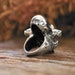 Skull Beard Ring for Men Made of Sterling Silver 925 Biker - Etsy
