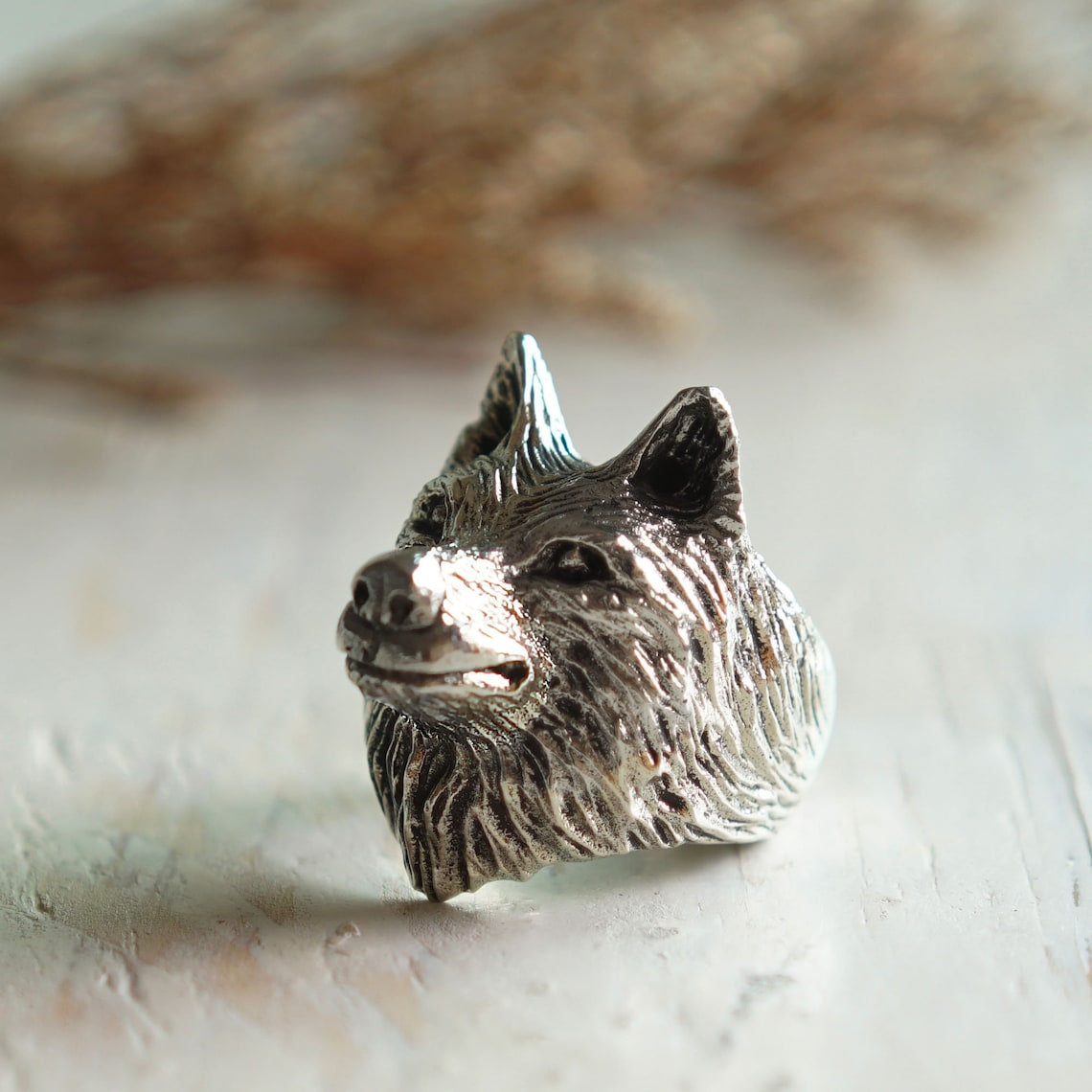 Wolf Odin Ring for Men Made of Sterling Silver 925 Viking - Etsy