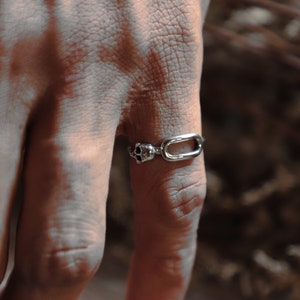 0 Zero Skull Ring Custom Number for Women Made of Sterling Silver 925 ...