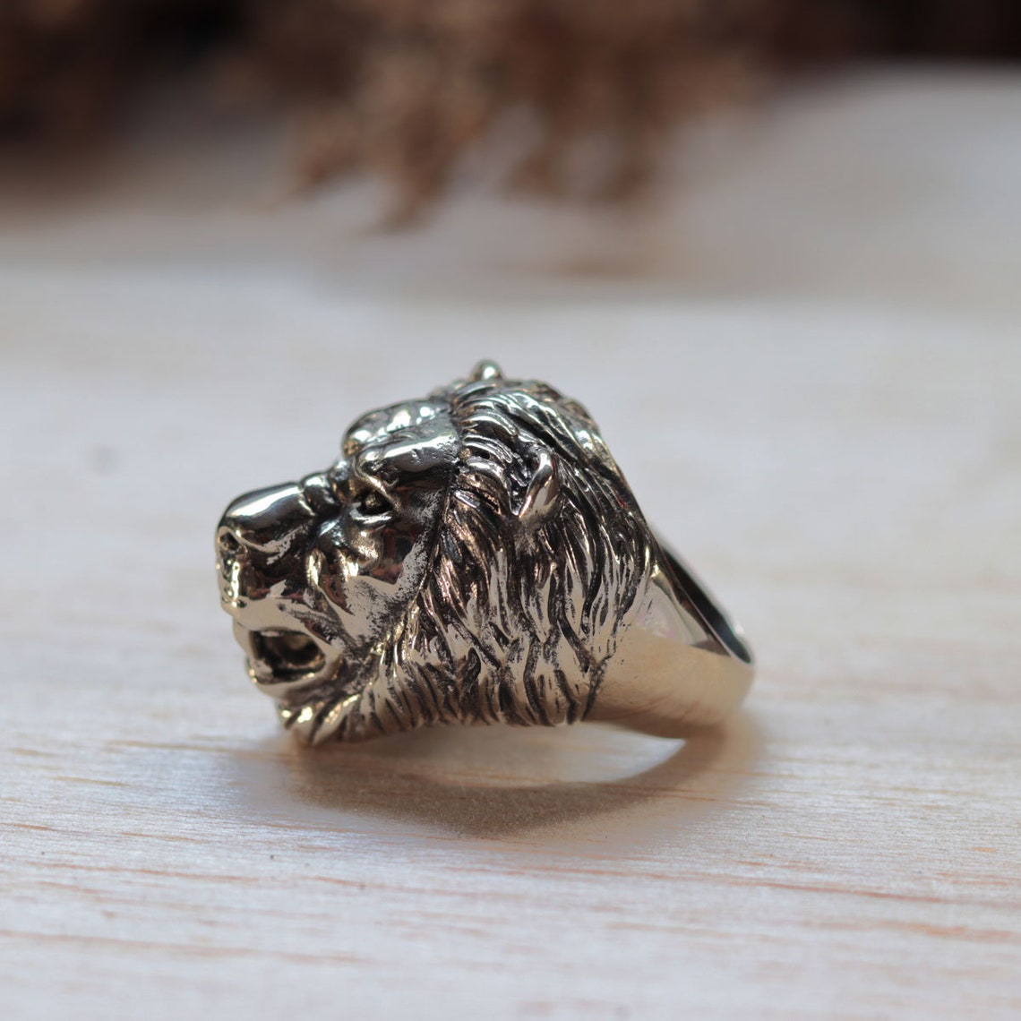 Rasta Lion of Judah Ring for Unisex Made of Sterling Silver - Etsy