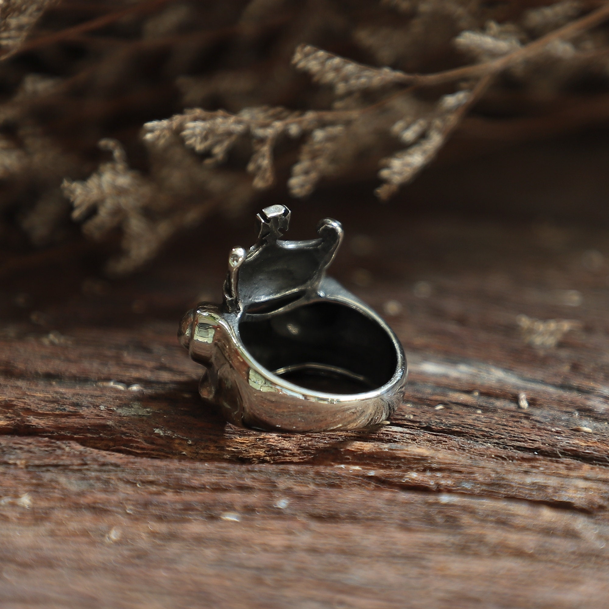 Frog Prince Ring for Man Made of Sterling Silver 925 Biker Style - Etsy