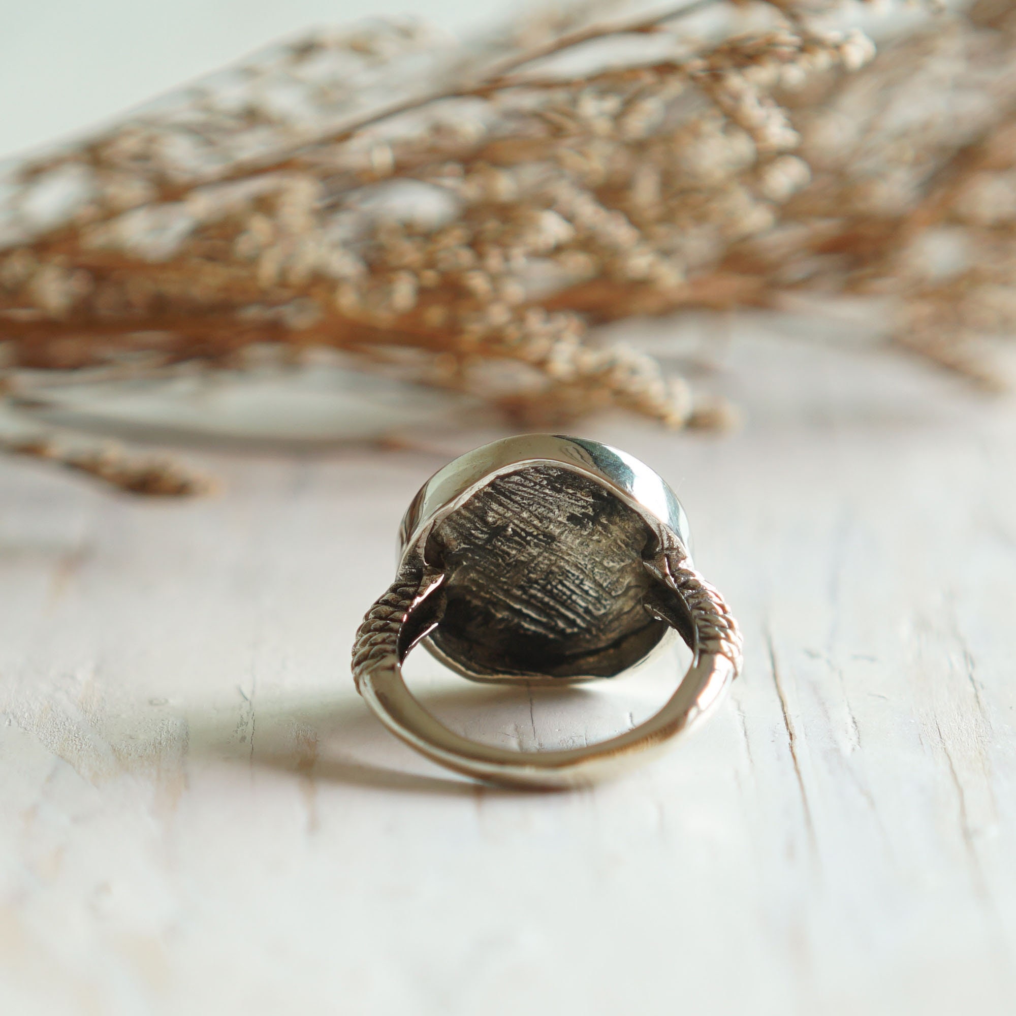 Wolf fox ring for men made of sterling silver 925 Viking style | Etsy