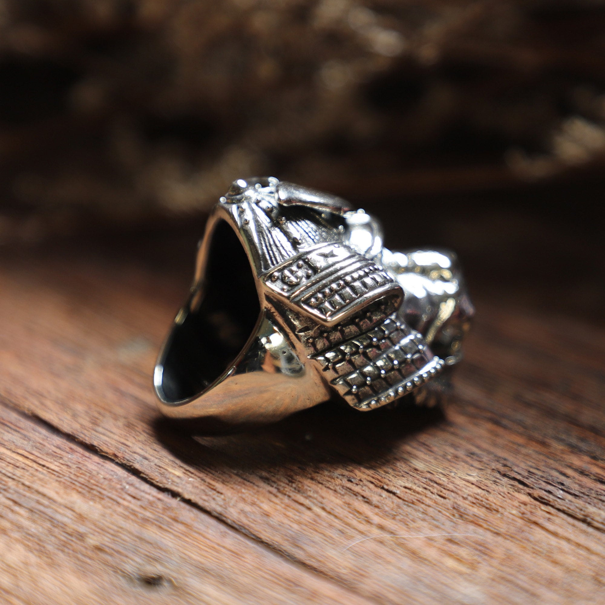 Samurai lion ring for men made of sterling silver 925 Japanese | Etsy