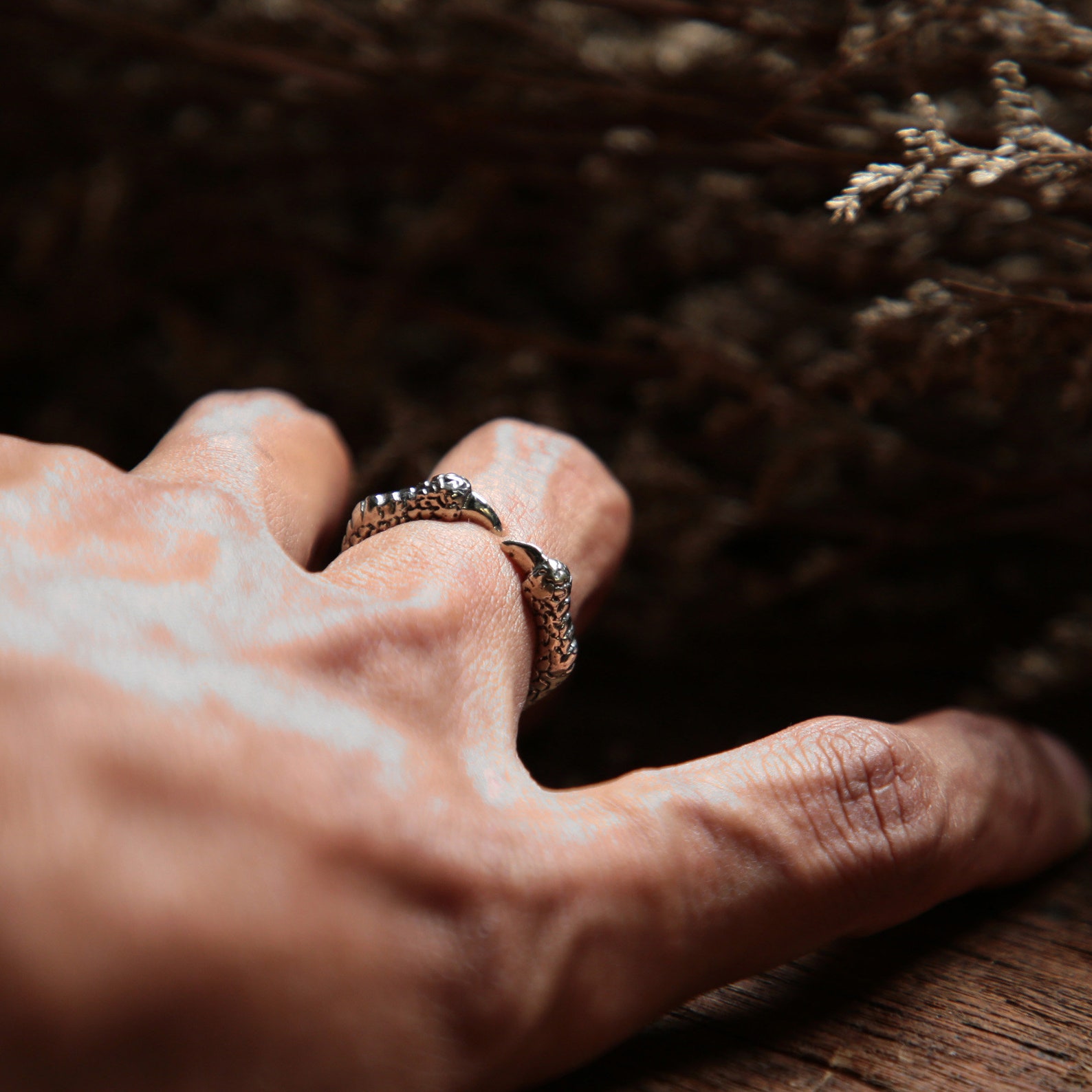 Dragon Claw Ring for Unisex Made of Sterling Silver 925 Gothic | Etsy