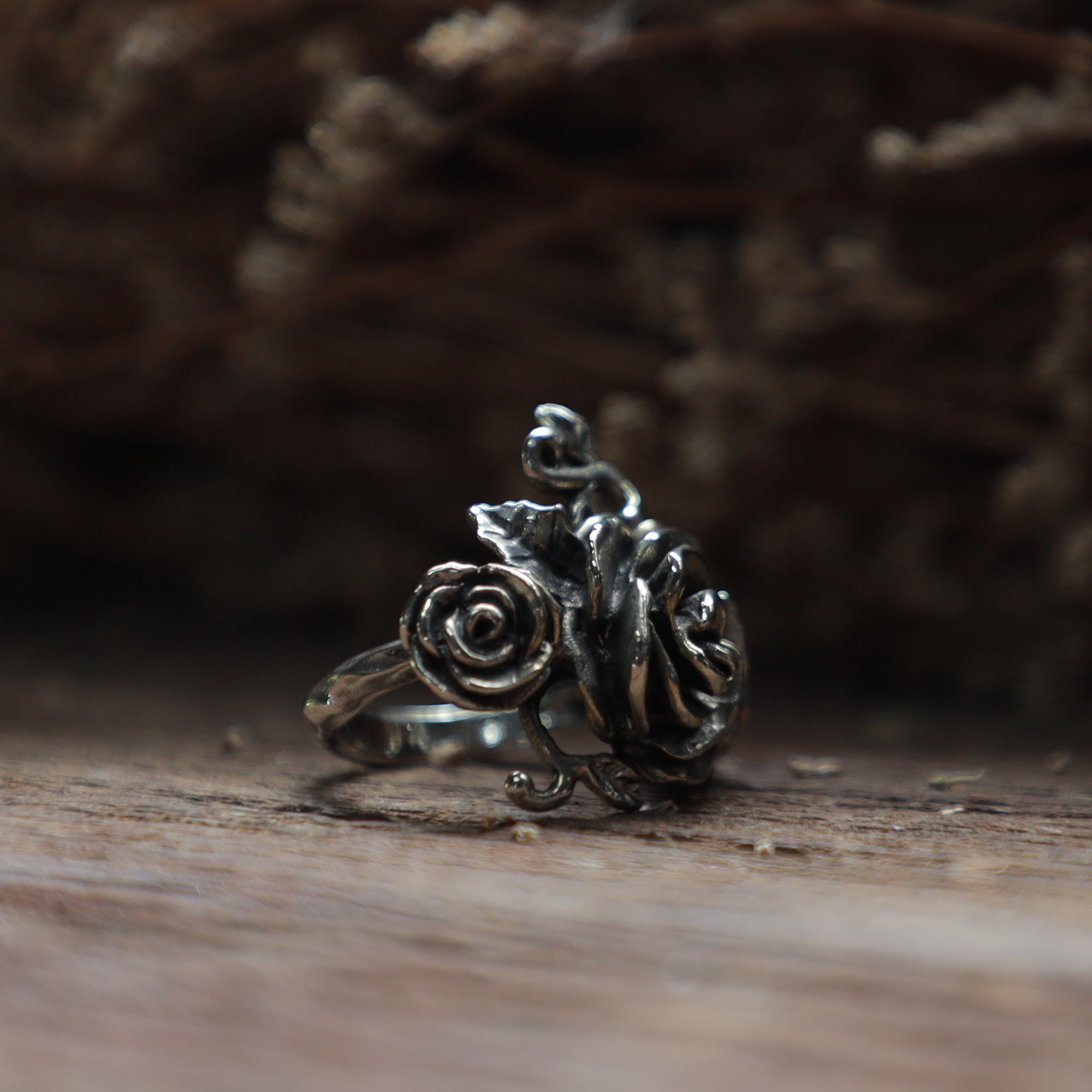 CLASSIC SILVER OXIDISED FINGER RING SILVER PLATED WOMEN, 53% OFF