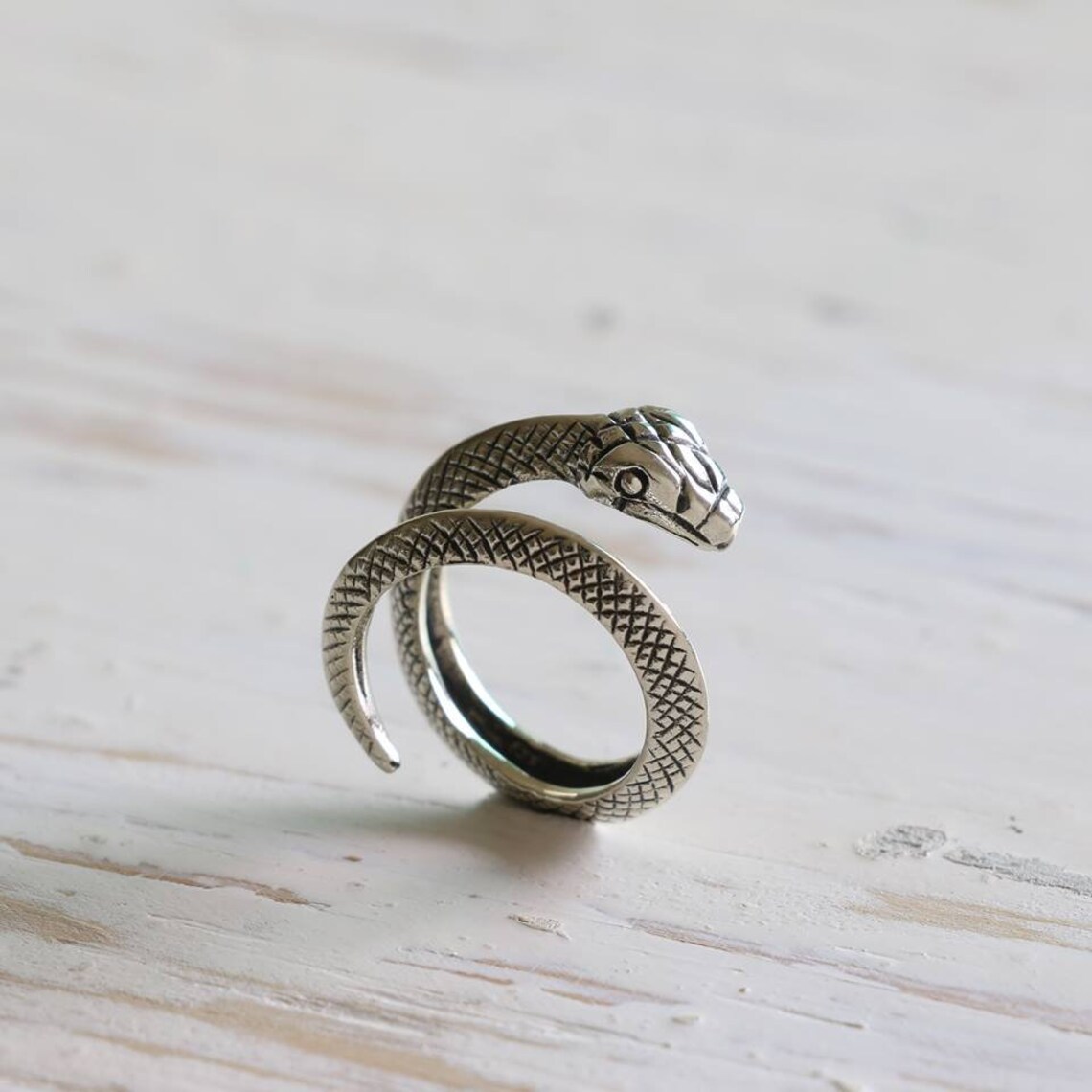 Snake Ring for Woman Made of Sterling Silver 925 Celtic Style - Etsy