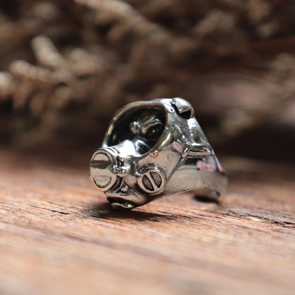 Bulldog Scuba Diver Ring Gift for Dog Lover Made of Sterling - Etsy