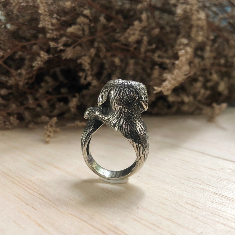 Labrador Retriever Dog Ring for Unisex Made of Sterling Silver - Etsy