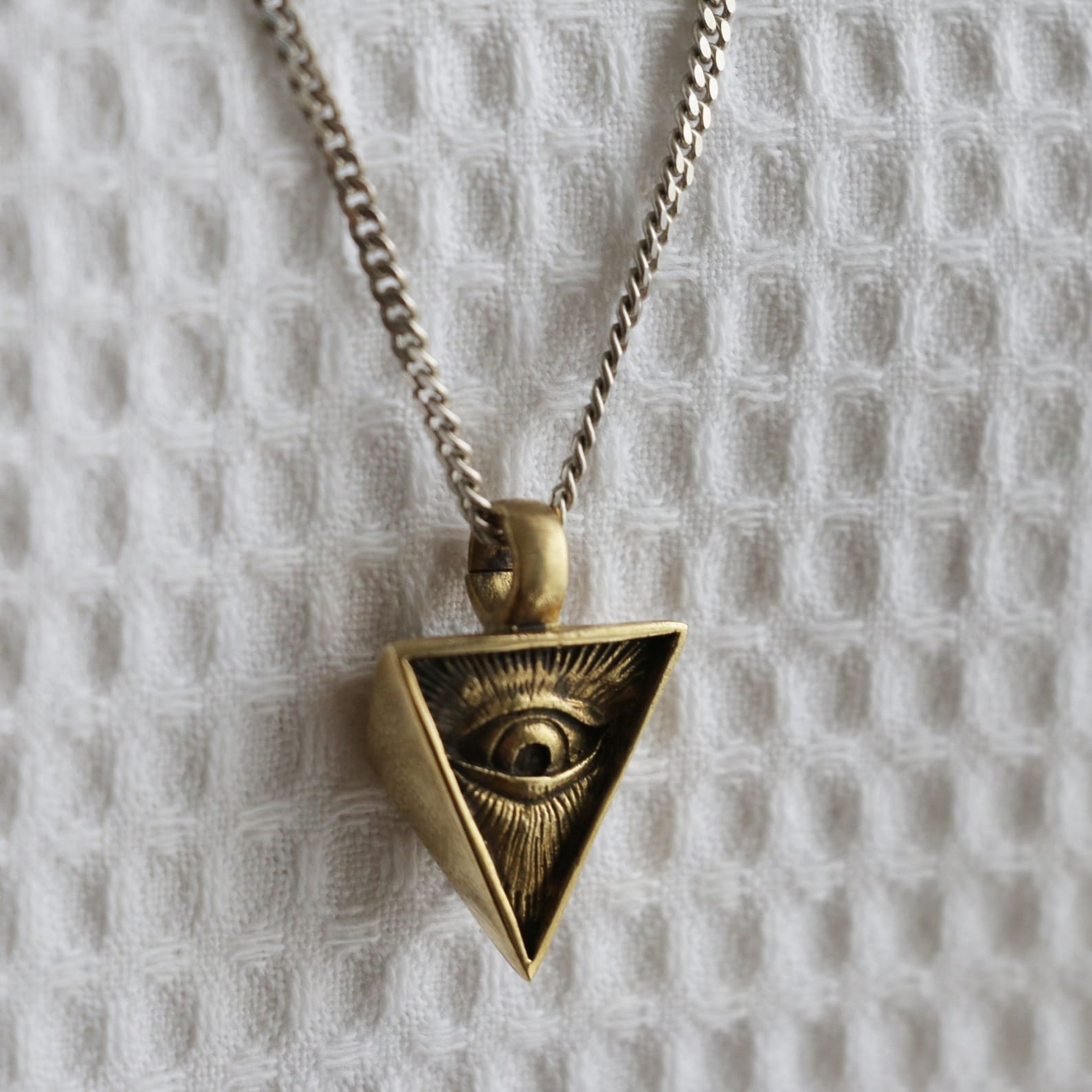 Illuminati Pendant Necklace for Unisex Made of Sterling Silver 925 and ...