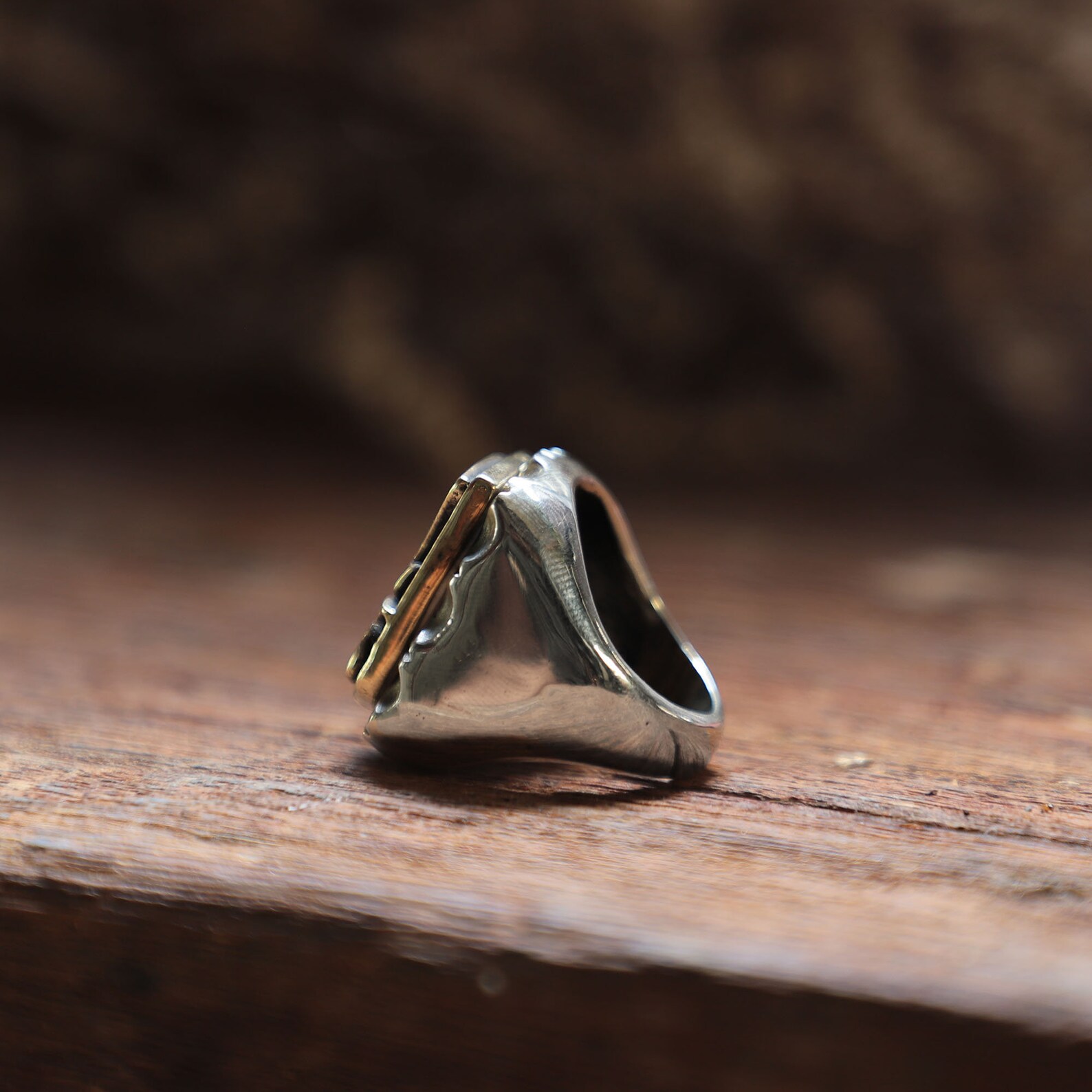 Sigil of Lucifer Pentagram Star Ring for Men Made of Sterling Silver ...