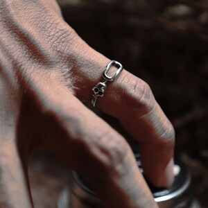 0 Zero Skull Ring Custom Number for Women Made of Sterling Silver 925 ...