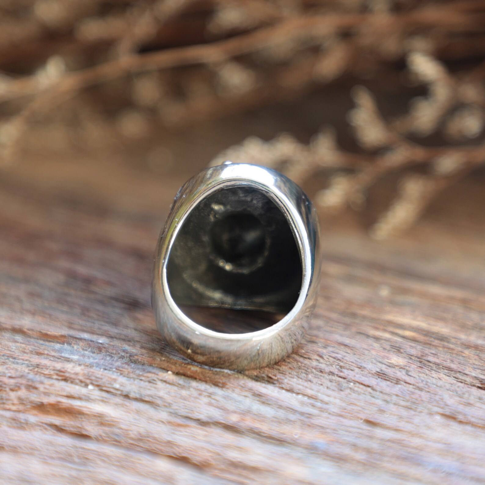 Human Heart Ring for Man Made of Sterling Silver 925 | Etsy