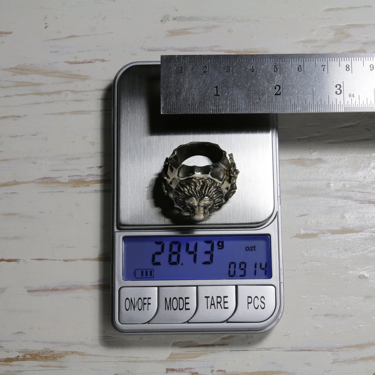 Rasta Lion of Judah Ring for Men Made of Sterling Silver 925 | Etsy