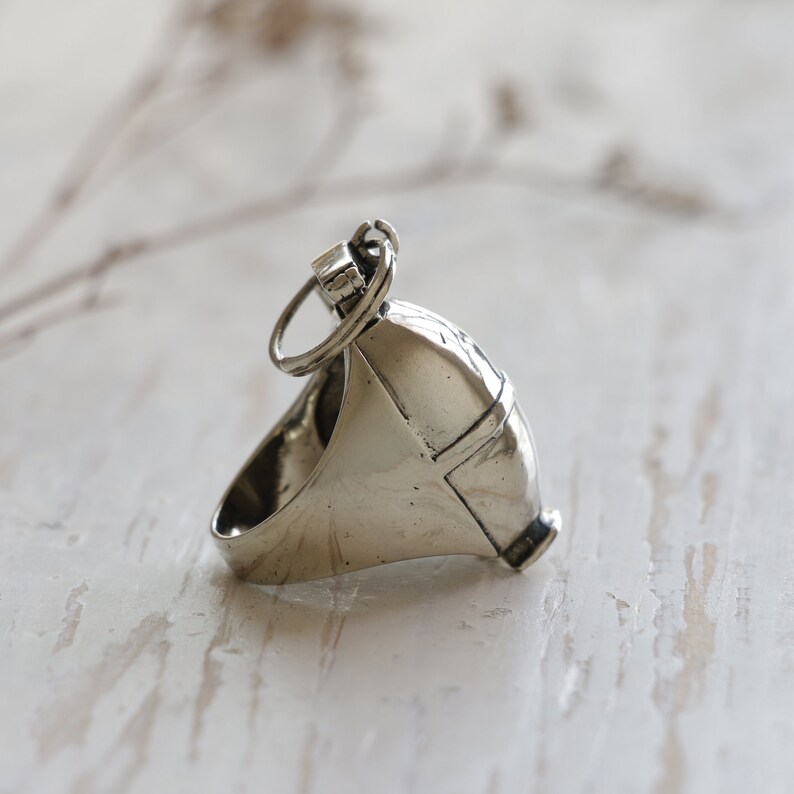 Hand Grenade Ring for Men Made of Sterling Silver 925 Military - Etsy