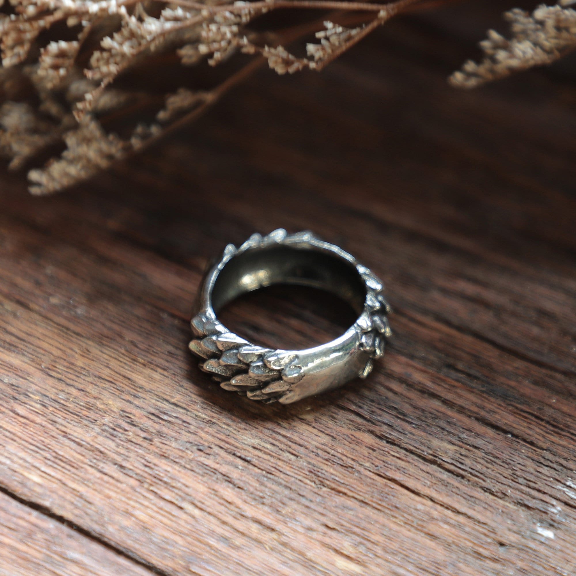 Dragon Scales Ring for Unisex Made of Sterling Silver 925 | Etsy