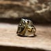Vintage Cross and Skull Mexican Ring for Men Made of Sterling - Etsy