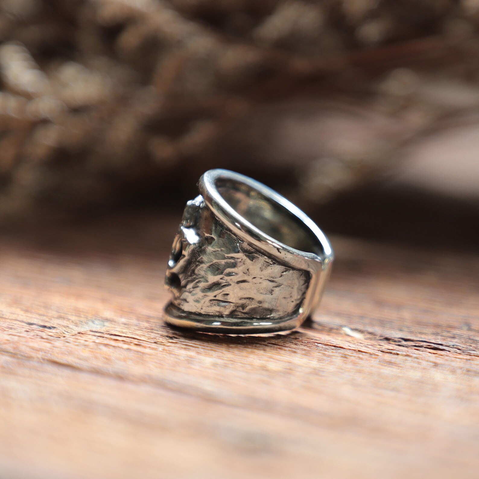 Knuckle Ring for Men Made of Sterling Silver 925 Military - Etsy