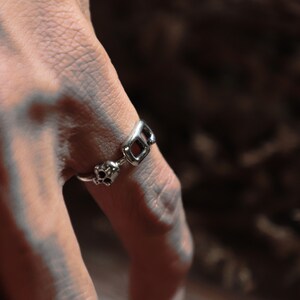 6 Six Skull Ring Custom Number for Women Made of Sterling - Etsy