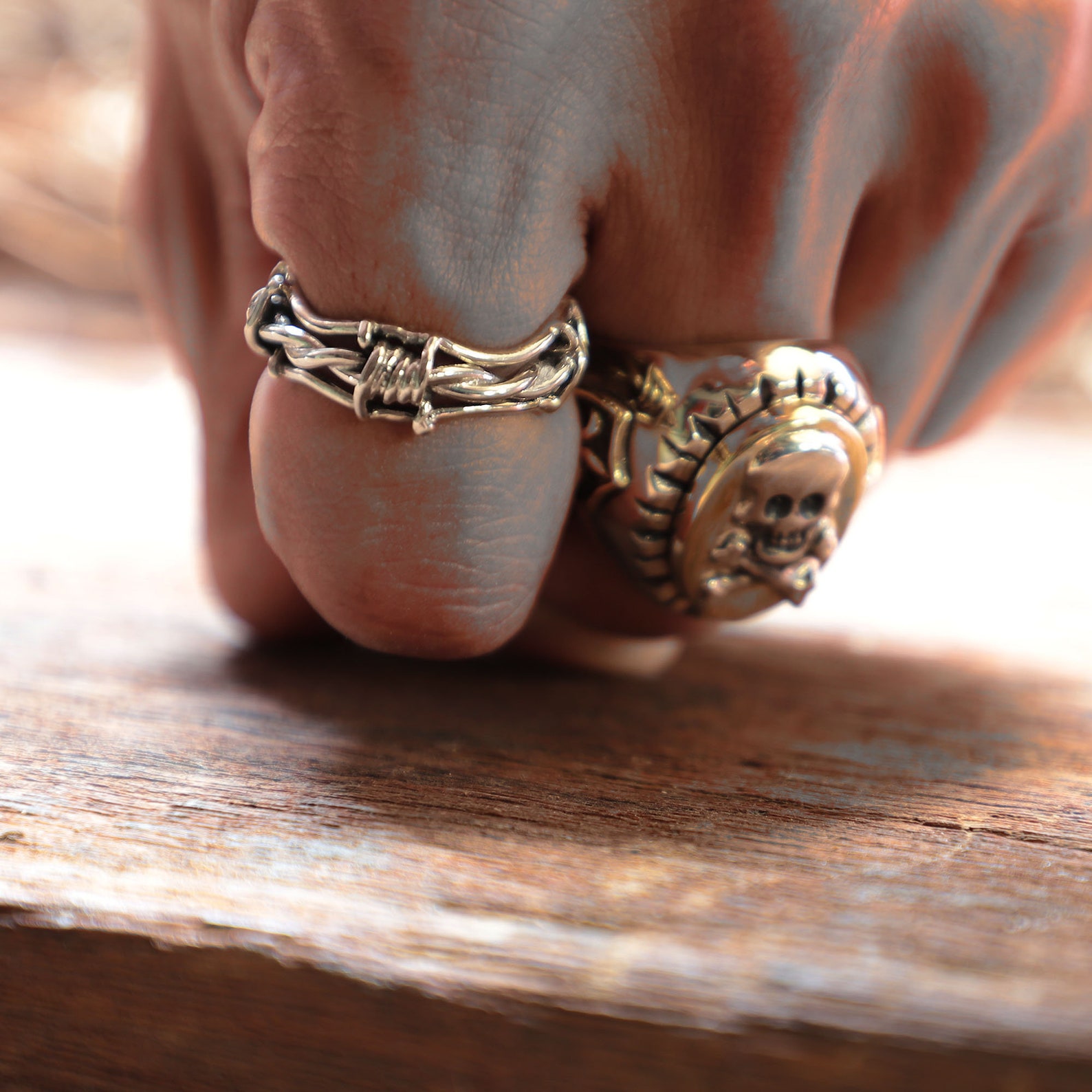 Barbed Wire Band Ring for Unisex Made of Sterling Silver 925 - Etsy