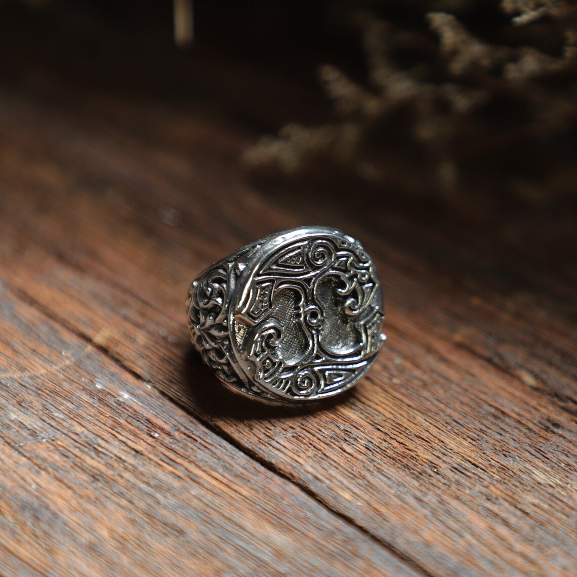 Odin Ravens Ring for Unisex Made of Sterling Silver 925 Viking - Etsy