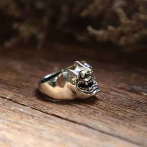 Samurai Mask Skull Ring for Men Made of Sterling Silver 925 Japanese ...