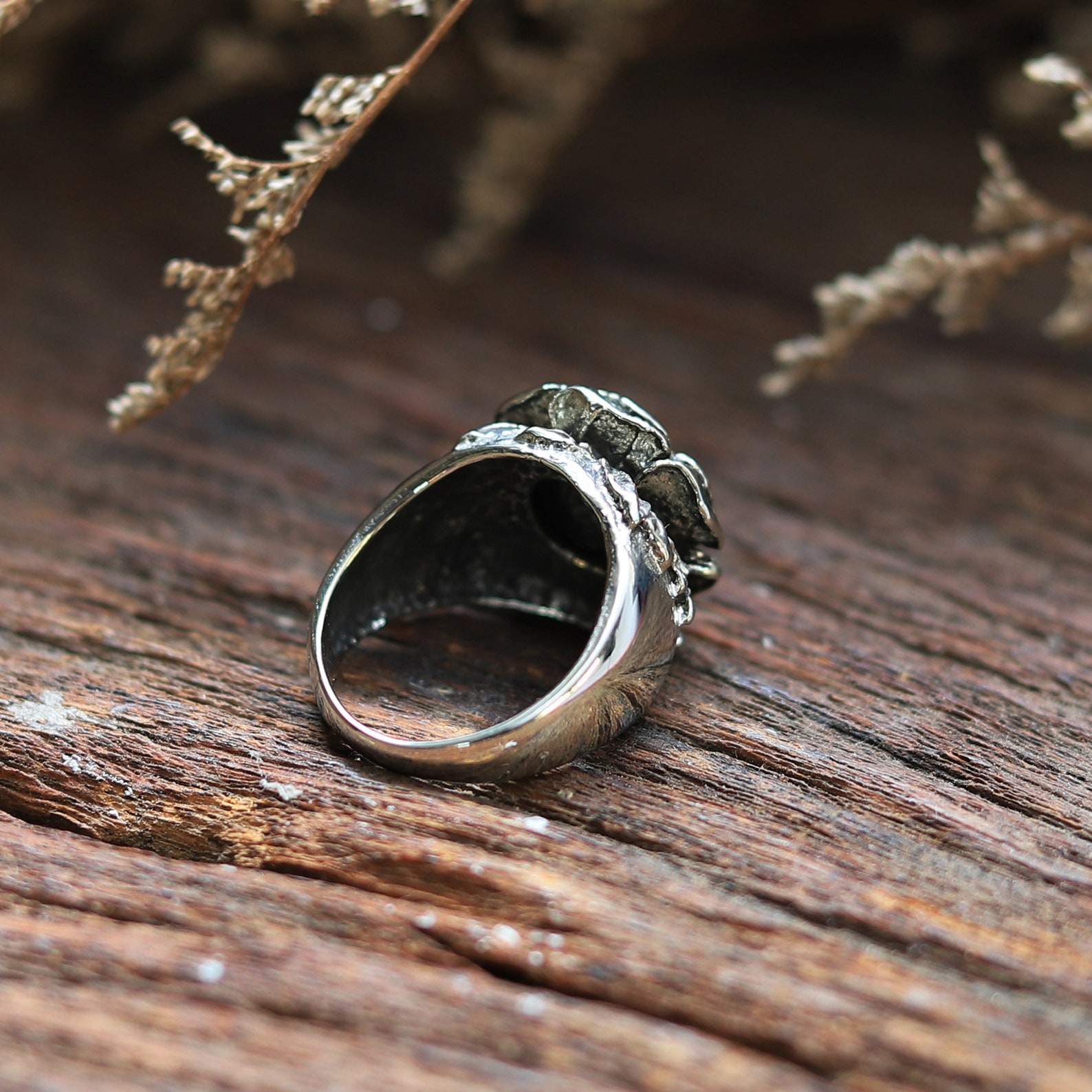 Rose Leaf Vine Ring for Unisex Made of Sterling Silver 925 - Etsy