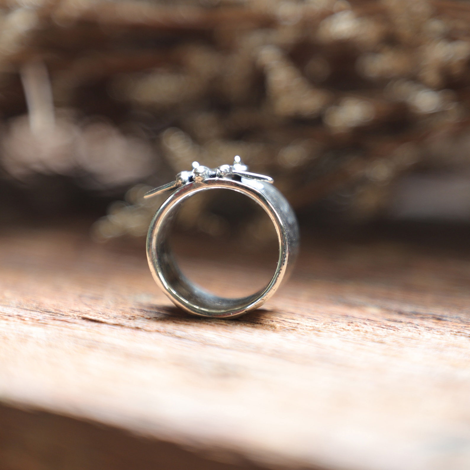 Air Force Fighter Plane Ring for Men Made of Sterling Silver - Etsy