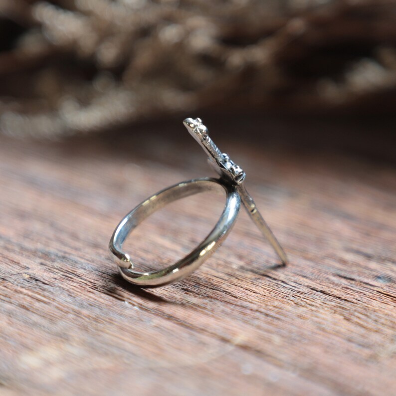 Medieval Sword Ring for Men Made of Sterling Silver 925 Viking - Etsy