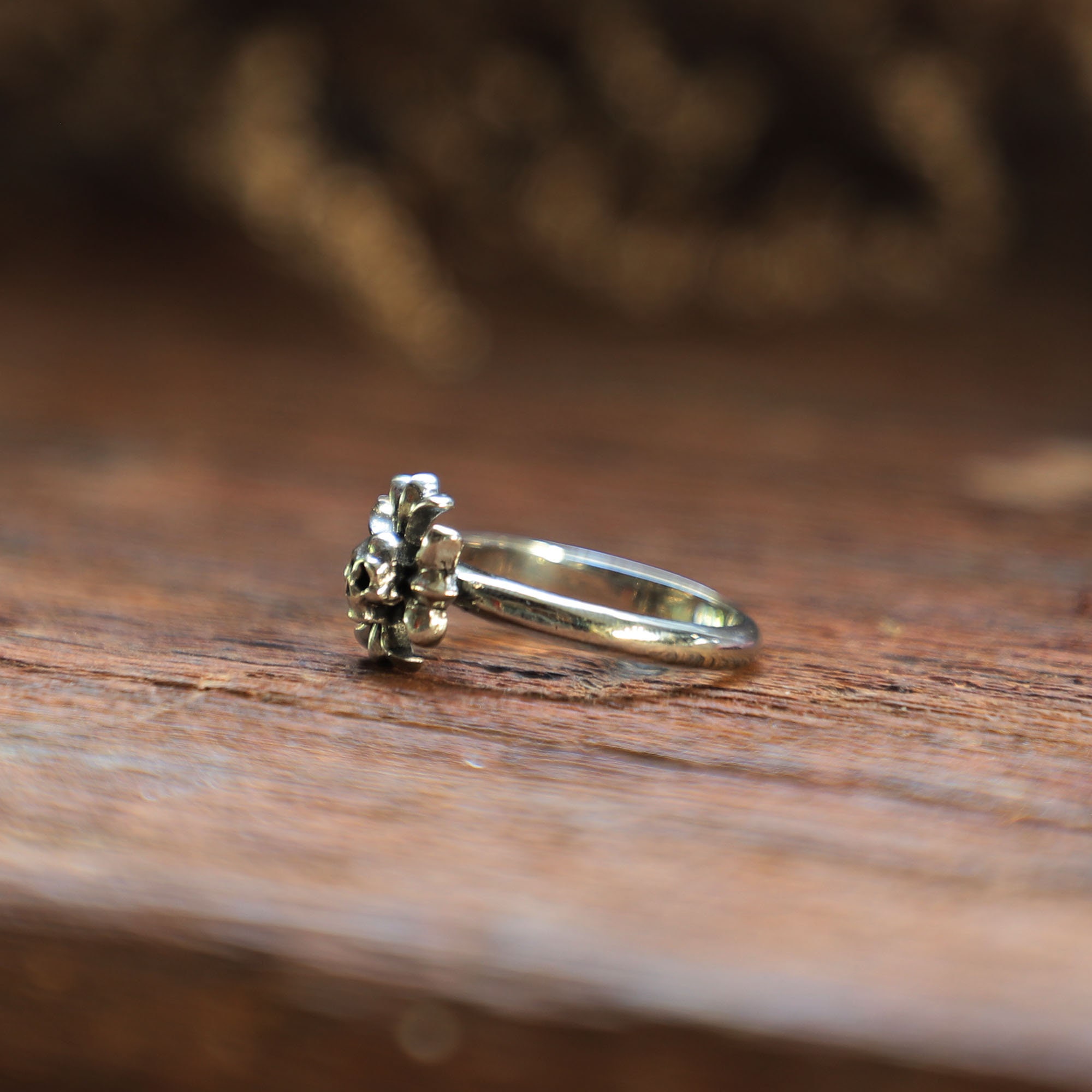 Gothic Cross Skull Ring for Men Made of Sterling Silver 925 | Etsy