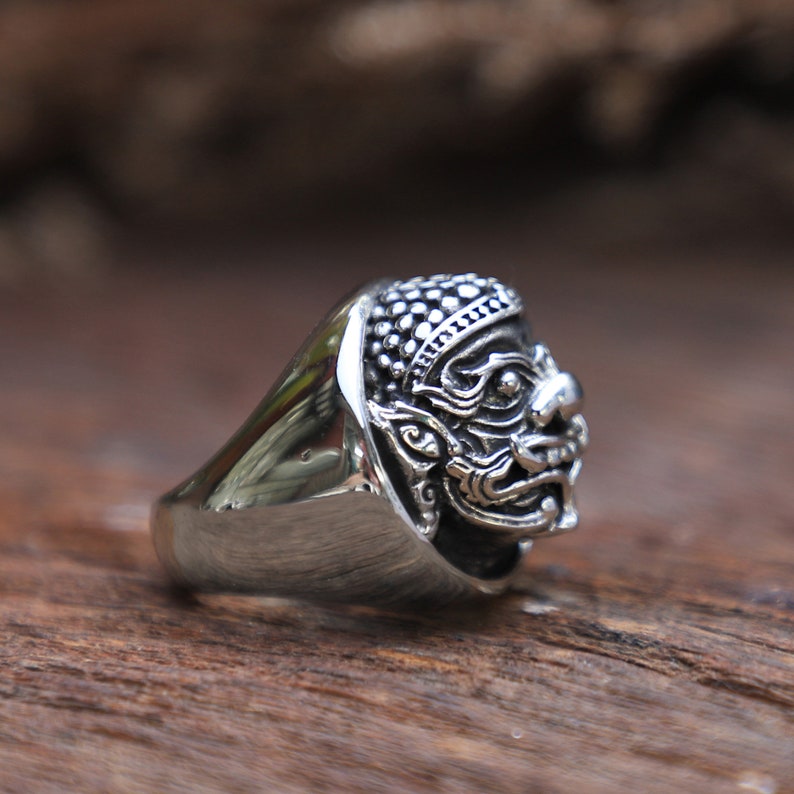 Ramayana Monster Ring for Unisex Made of Sterling Silver 925 - Etsy