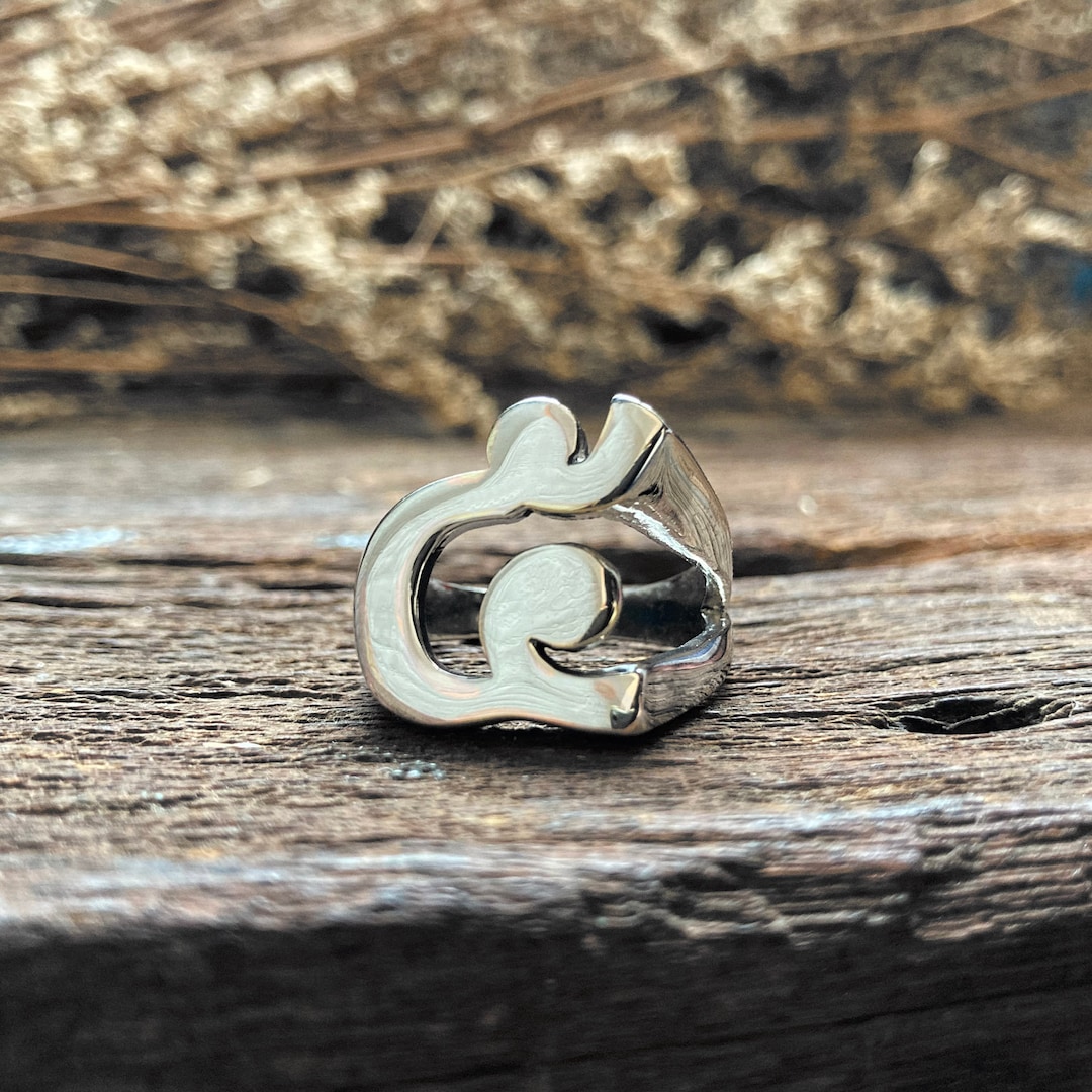 Thai Number 5 Five Ring for Unisex Made of Sterling Silver 925 ...