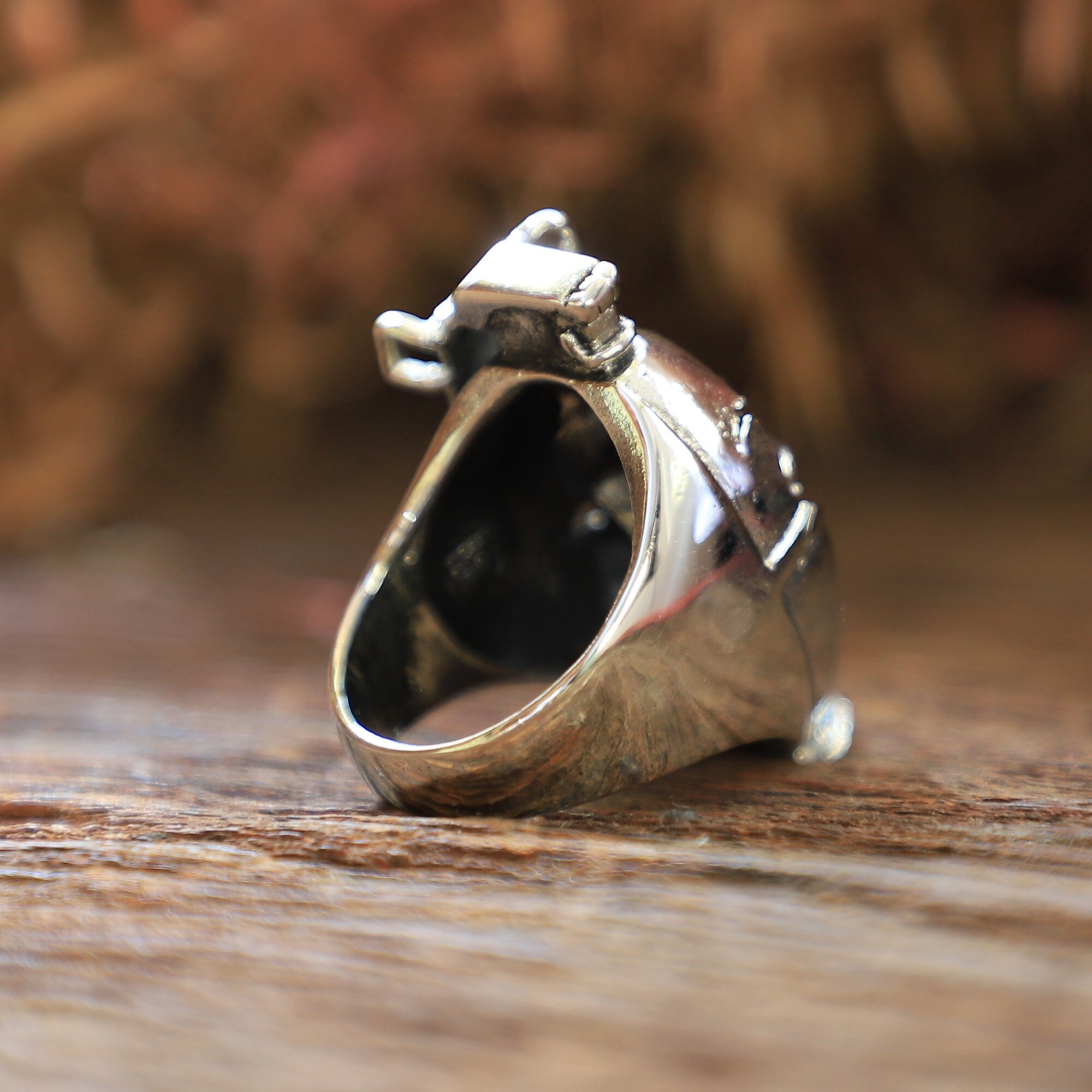 Skull Hand Grenade Ring for Men Made of Sterling Silver 925 Military - Etsy
